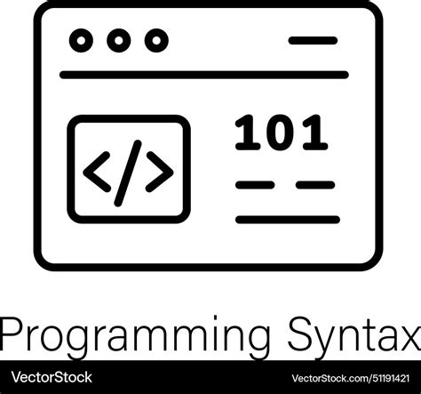 Coding Languages Royalty Free Vector Image Vectorstock