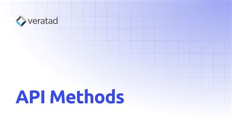Api Methods Veratad