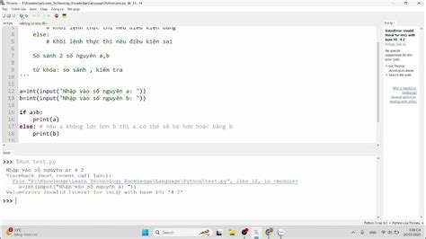 14 Cấu Trúc If Else Trong Python Youtube