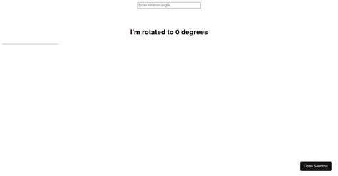 React Rotate Text Codesandbox