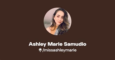Ashley Marie Samudio Instagram Tiktok Linktree