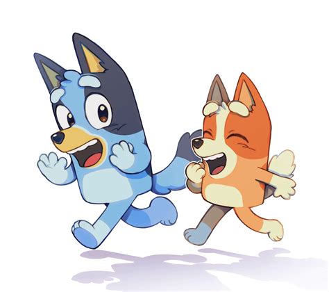 Bluey Fanart💙🧡 Rbluey