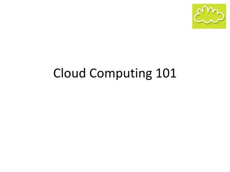 Cloud Computing Ppt