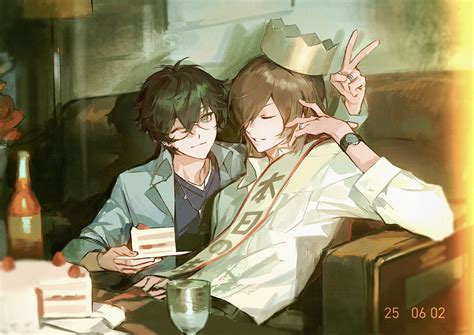 Akechi Gorou Amamiya Ren Persona Persona 5 Commentary English