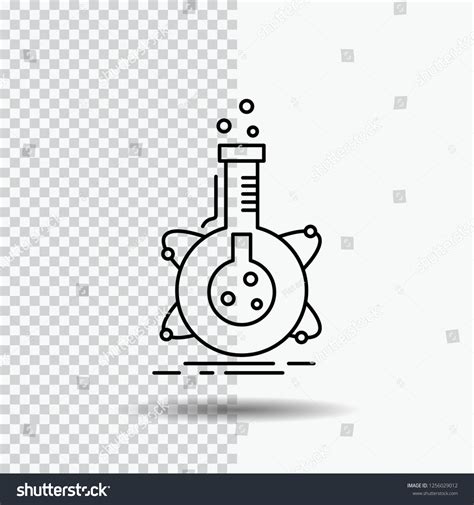 Research Laboratory Flask Tube Development Line Stock Vector Royalty Free 1256029012