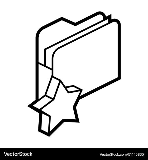 Folder Like Icon In Isometry Image For Website Vector Image
