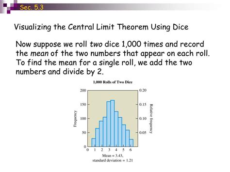 Ppt Section 53 ~ The Central Limit Theorem Powerpoint Presentation