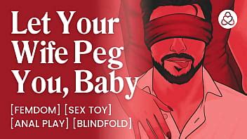 ASMR Audio Porn Dominant Wife Pegs Her Blindfolded Male Sub Husband Anal Play Femdom Erotic