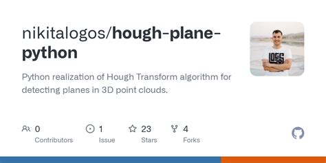 Github Nikitalogoshough Plane Python Python Realization Of Hough Transform Algorithm For