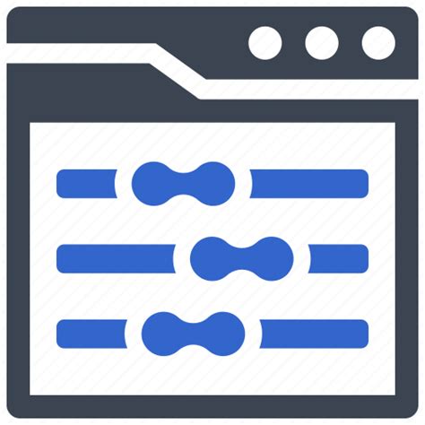 Filter Sorting Configuration Control Equalizer Options Settings