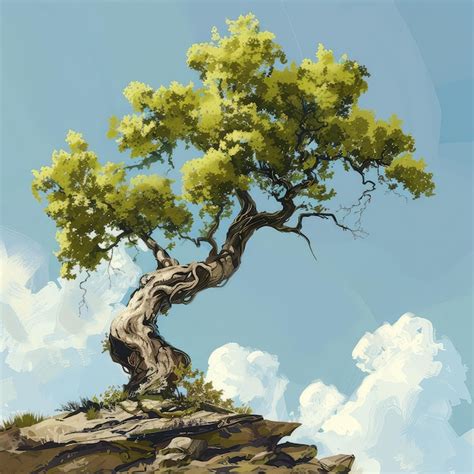 Premium Photo Majestic Tree Vector Illustration