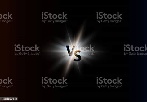 손전등과 배경 대 스포츠와 싸움 경쟁을위한 로고 대 문자 전투 경기 게임 Championship에 대한 스톡 벡터 아트 및 기타 이미지 Championship 개념