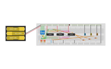 Circuit Design Sumador 2 Bits Tinkercad Circuit Design Sumador 2 Bits Tinkercad