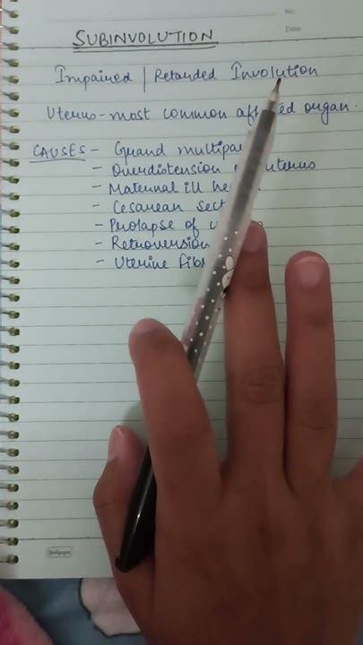 Day 55 Subinvolution Obstetrics Gynaecology Obsgyn Obgyn Youtube