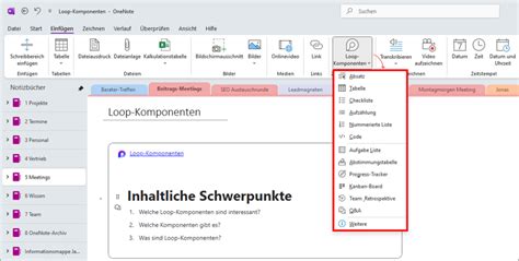 Loop Komponenten in Microsoft richtig nutzen Einführung