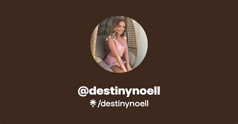 Destinynoell Instagram TikTok Linktree