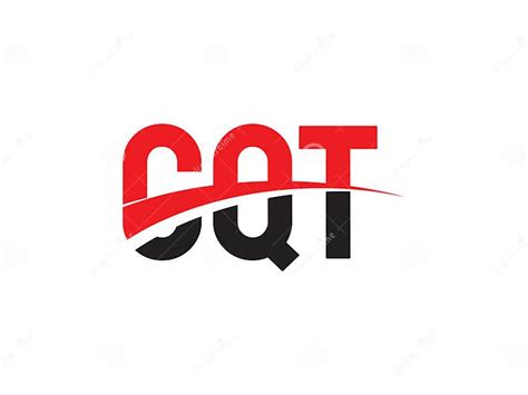 Cqt Letter Initial Logo Design Vector Illustration Stock Vector