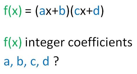 Integer Coefficients Grow A Dandelion