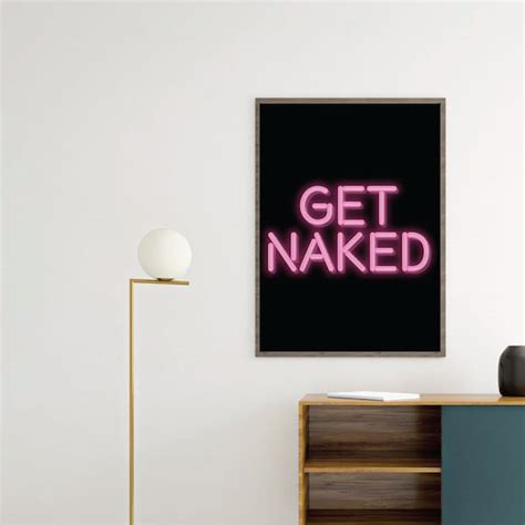 Naked Poster Etsy UK