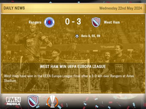 West Ham R Massive Plug N Play Football Manager 2024 Mobile Fmm Vibe