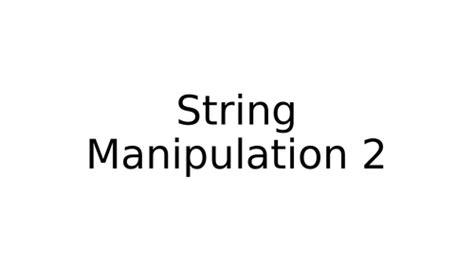 python programming string manipulation 2 teaching resources