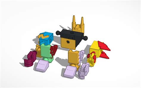 3d Design Kreo Transformers G1 Monstructor Upgrade Kit Tinkercad