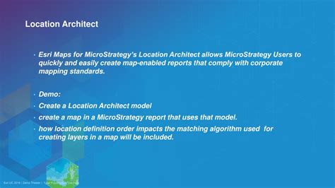 Ppt Esri Maps For Microstrategy Location Architect Powerpoint Presentation Id9601320