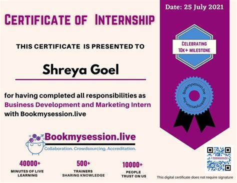 Shreya Goel On Linkedin Feeling Delighted To Share That I Have Completed One Of My Journey In The…