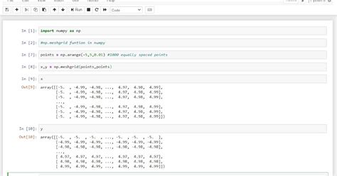 🐍 Python And Its Libraries 🐍 Meshgrid And Where Functions In Numpy