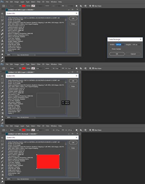 shape tool dialogue box adobe product community 9237057