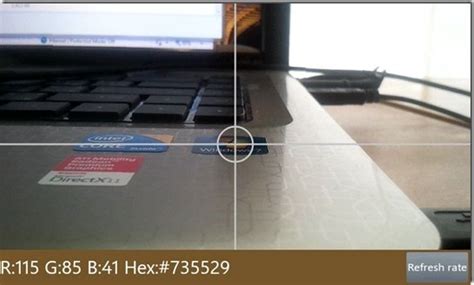 Find RGB Hex Color Codes Of Real Life Objects With Android Camera