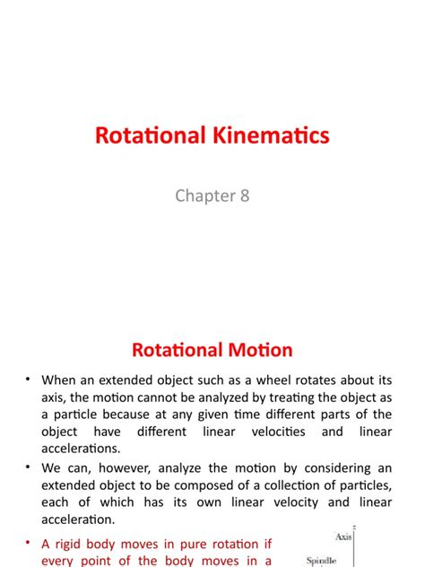 Chapter 8 Rotational Motion Pdf Rotation Around A Fixed Axis Speed