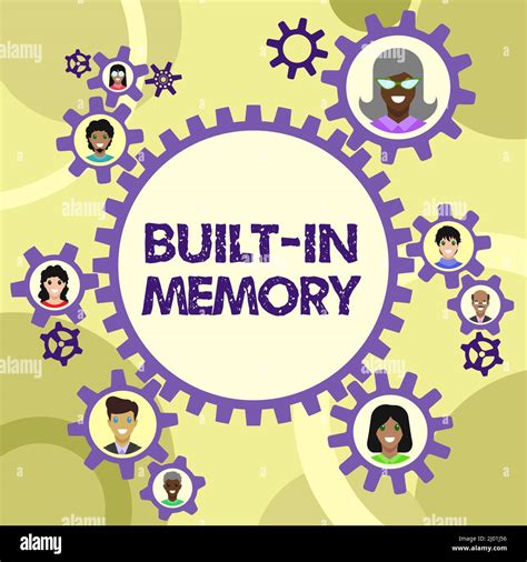 Text Showing Inspiration Built In Memory Concept Meaning Device Or