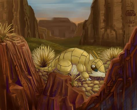 Sandshrew Pokemon Drawn By Michito Numu Danbooru