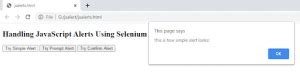 JavaScript Alert In Selenium WebDriver Using Python LambdaTest
