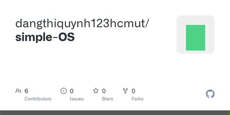 GitHub Dangthiquynh123hcmut Simple OS