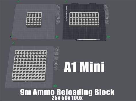 9mm Ammo Reloading Block By We Be Printin Makerworld