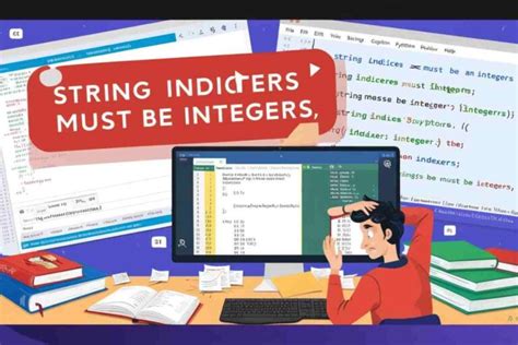 Fixing Typeerror String Indices Must Be Integers In Python
