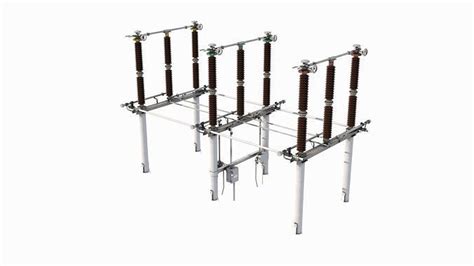 High Voltage Isolation Switch 3 3d Model Cgtrader