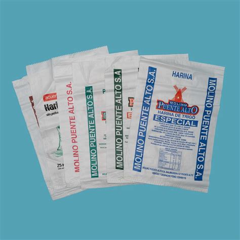 저렴한 가격의 밀가루 25kg 포장 Pp 짠 가방 자루