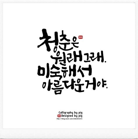 Calligraphy에 있는 핀