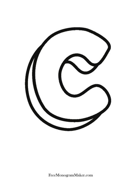 Bubble Letter C