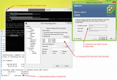 How To Tunnel A Vsphere Connection Over Ssh Bogner Sh