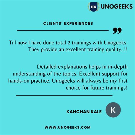 prasad k unogeeks on linkedin clientfeedback successstory