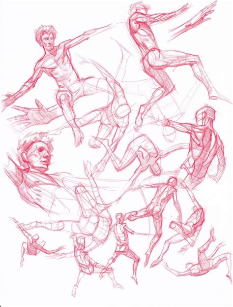 Falling Drawing Reference And Sketches For Artists