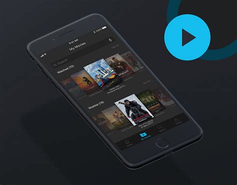 ios ui ux design for movie review app behance
