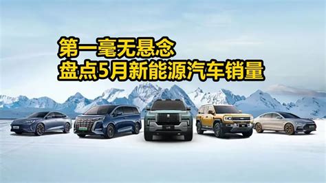 第一毫无悬念 盘点5月新能源汽车销量凤凰网视频凤凰网