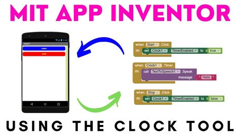 App Inventor Using The Clock Tool Youtube