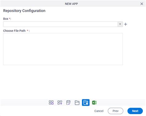 repository configuration for box