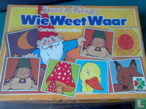 David De Kabouter Wie Wat Waar Geheugenplaatjes 1988 Kartenspiel 4x13 Joker Lastdodo